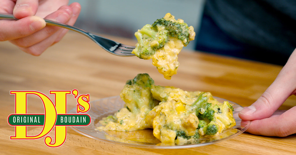DJ's Rice Dressing Broccoli Cheese Casserole – DJ's Boudain